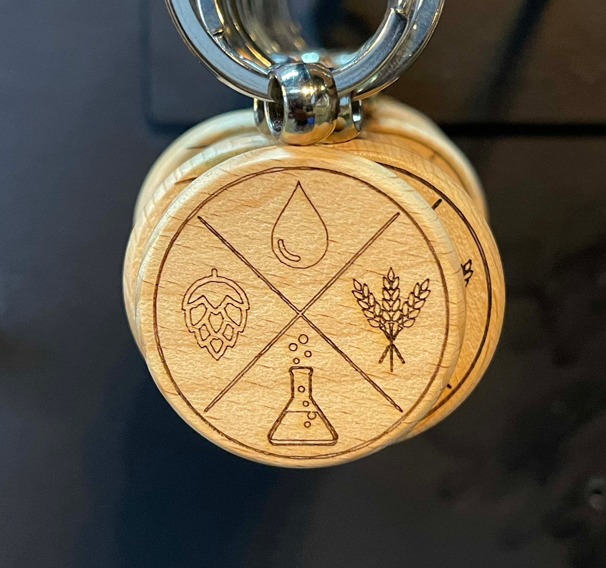 Round Wood Keychain | HoP